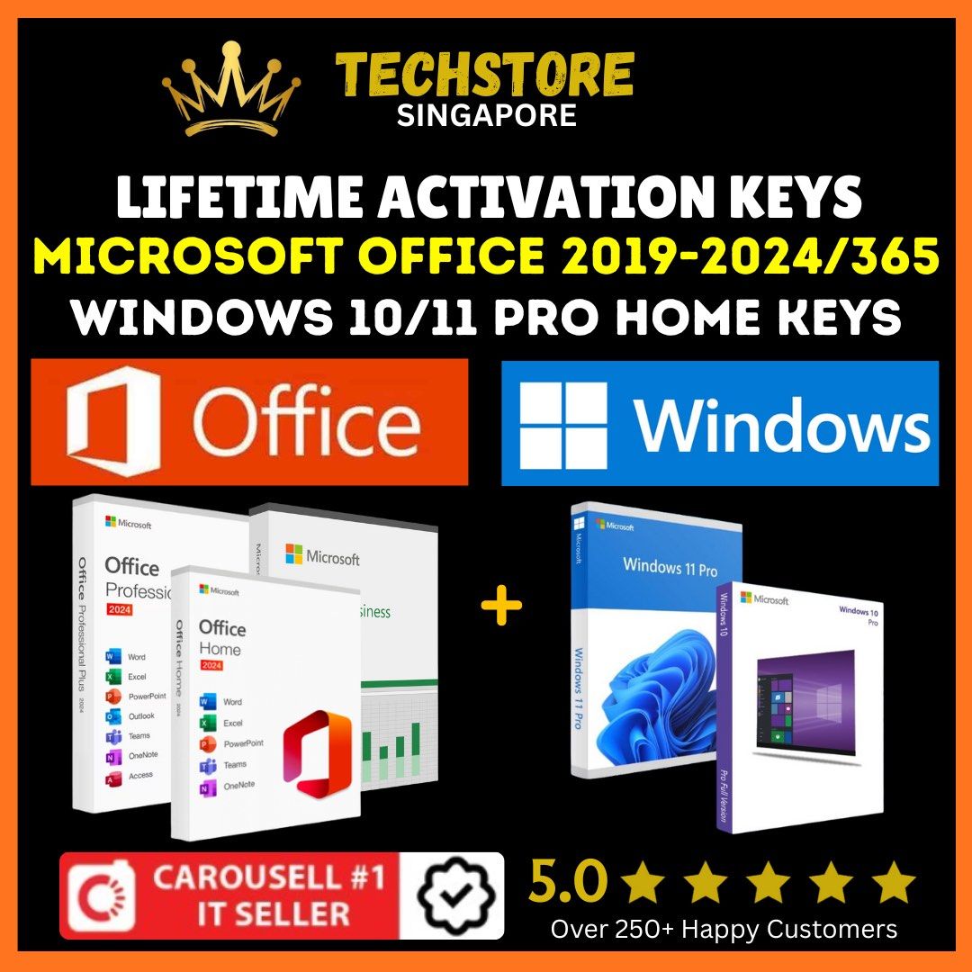 Windows key 10/11 Home Pro Activation Key |Microsoft Office ...