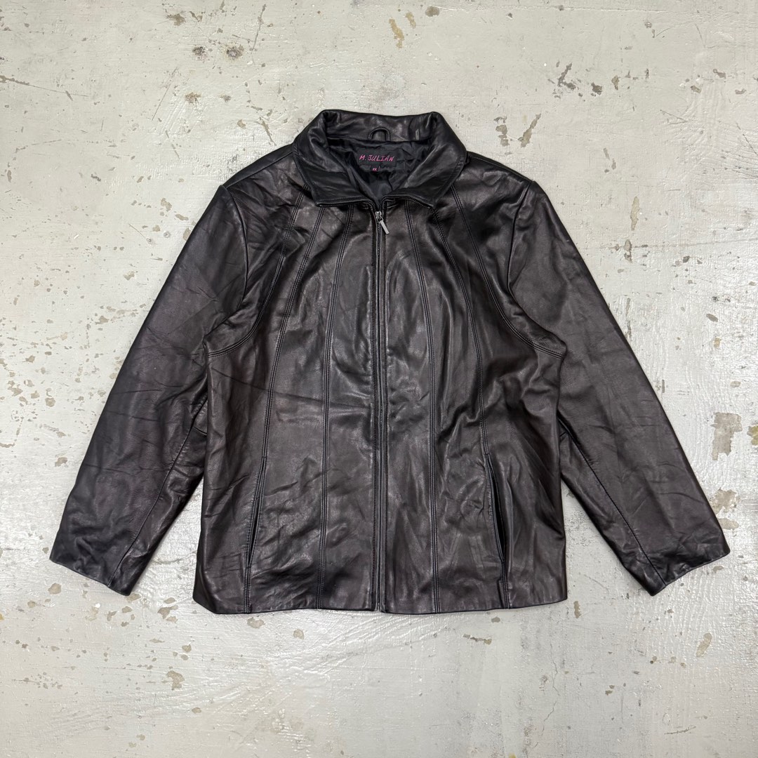M. Julian Unique Genuine Leather Jacket, Men's Fashion, Coats, Jackets ...