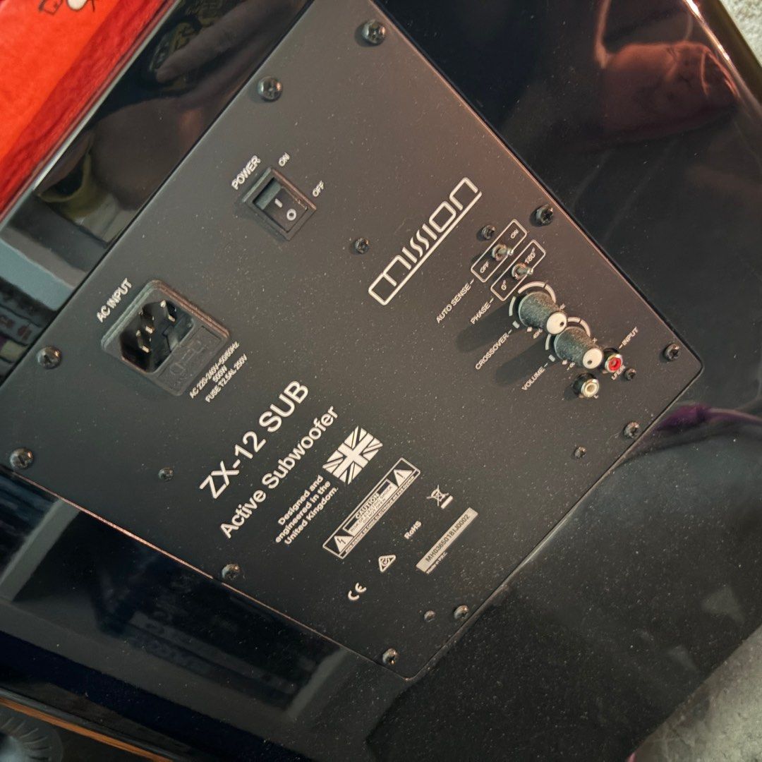 Mission ZX-12 SUB Active Subwoofer [mission] 高級系列, 音響器材, Soundbar、揚聲器 ...