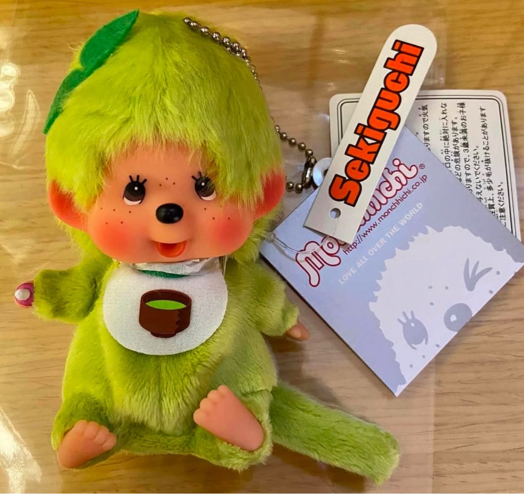 Monchhichi Sekiguchi Matcha Plush Keychain, Hobbies & Toys, Toys ...