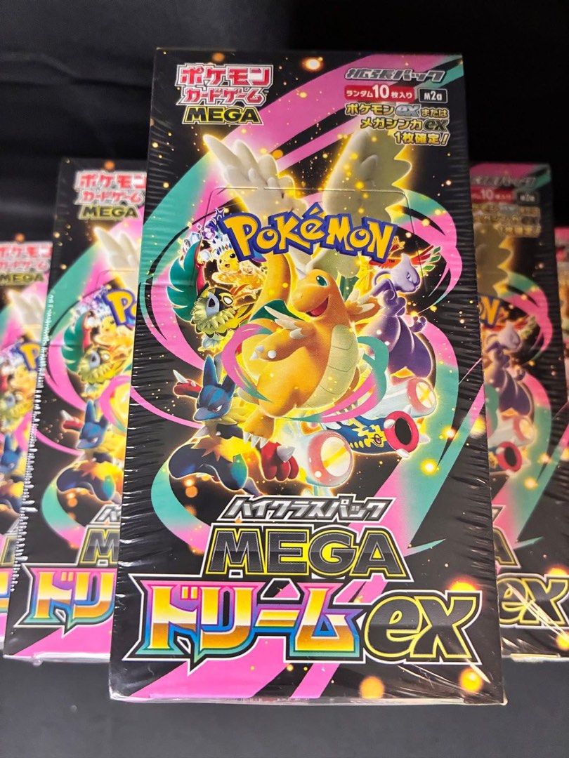 Pokemon Card Mega Dream EX Booster Box Shrinked, Hobbies & Toys, Toys ...
