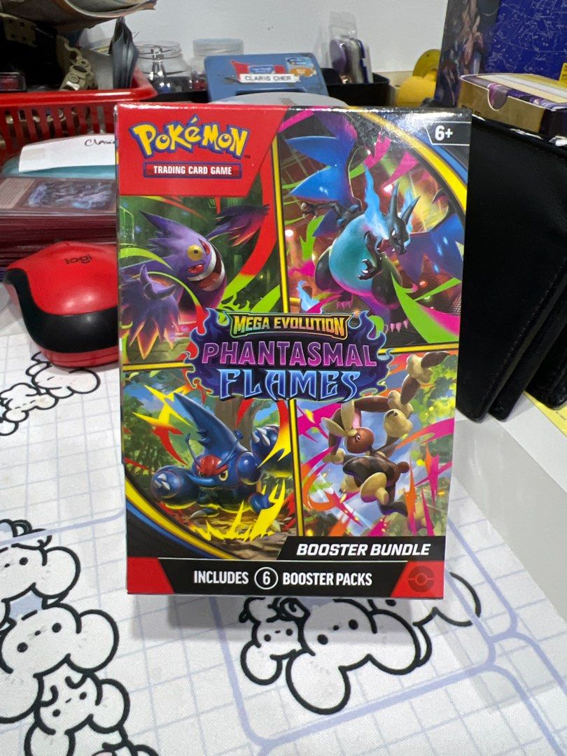 Pokemon TCG Mega Evolution Phantasmal Flames Booster Bundle, Hobbies ...