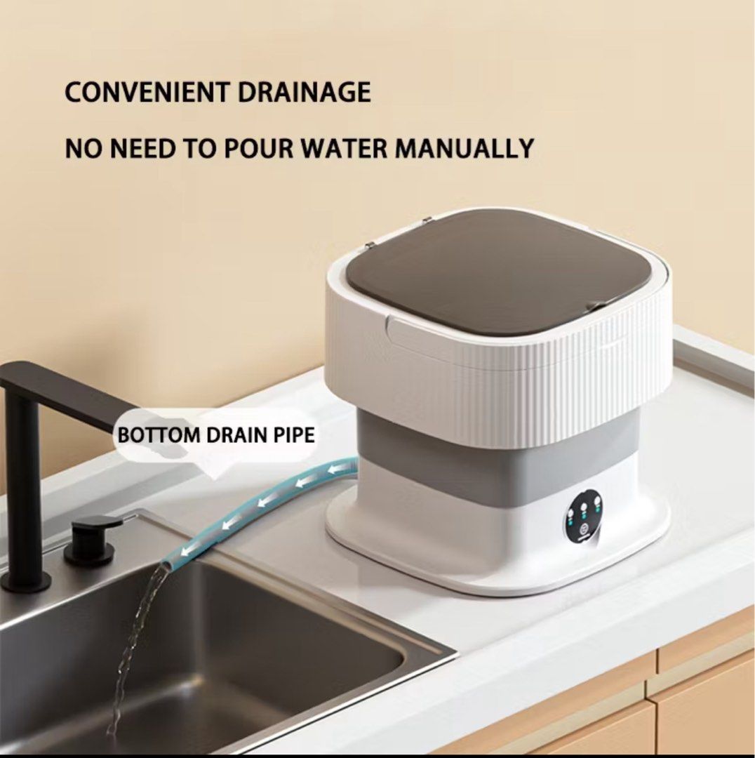 Portable Folding Washing Machine - 13L Capacity, TV & Home Appliances ...