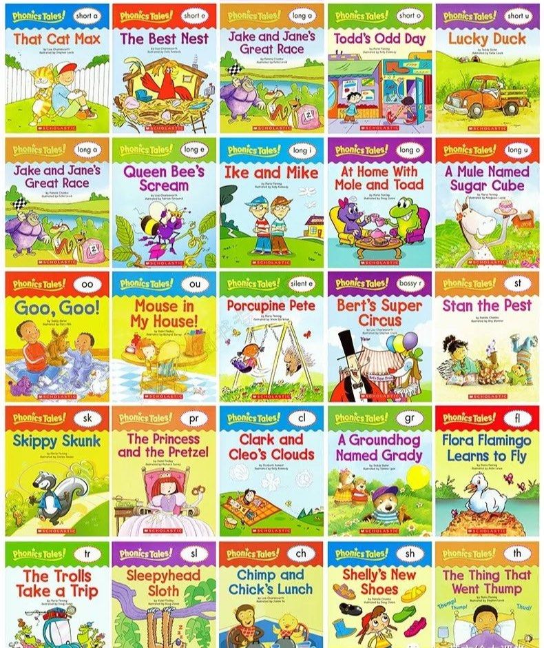Scholastic Phonics Tales! 25 Read-Aloud Storybooks, Hobbies & Toys ...