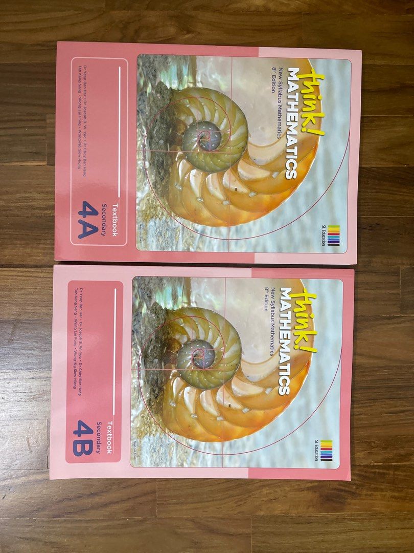 Think! Mathematics Textbook 4A & 4B, Hobbies & Toys, Books & Magazines ...