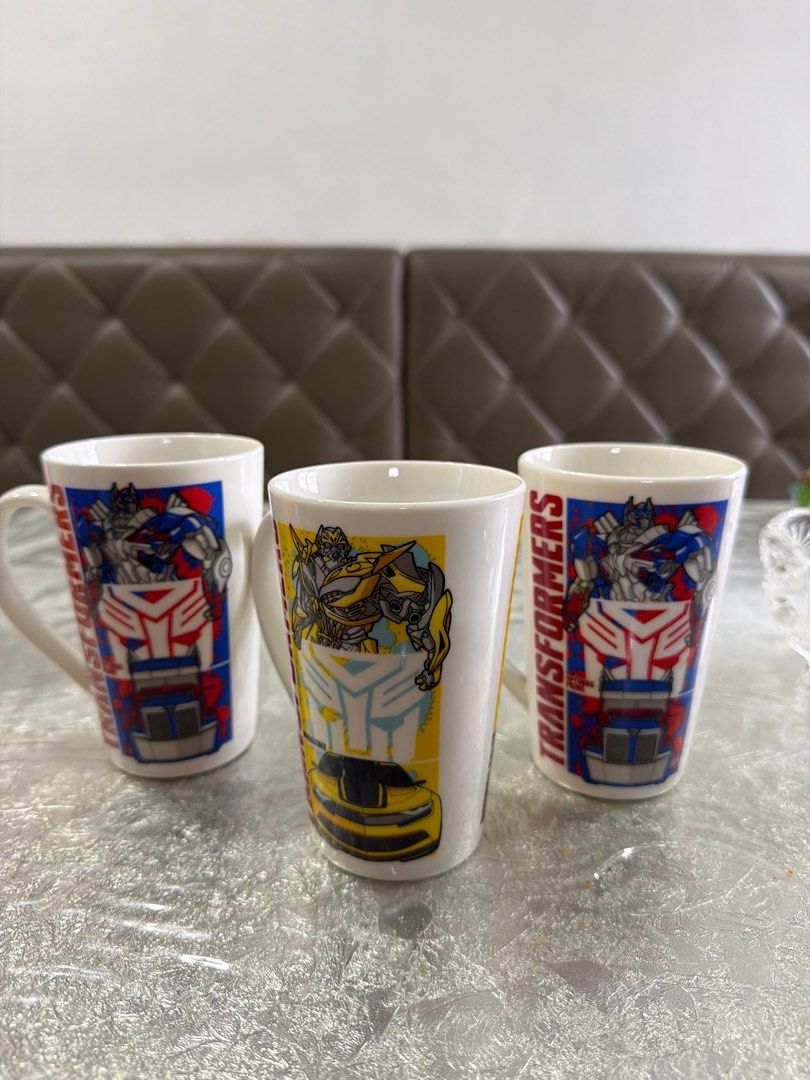 Transformers Mugs - Set of 3, Furniture & Home Living, Kitchenware ...
