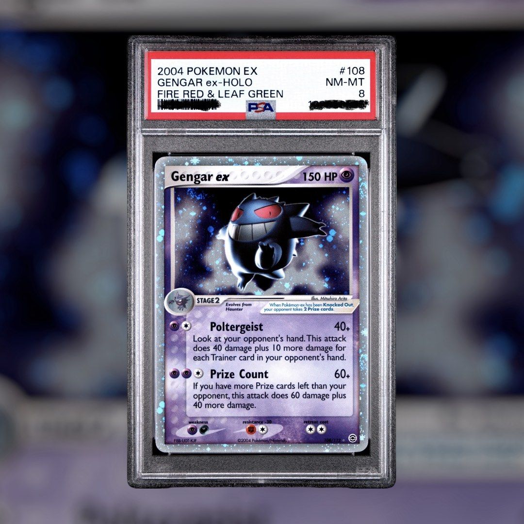 Gengar Ex #108 PSA 8 (Swirls) - Pokemon Fire Red & Leaf Green, Hobbies ...