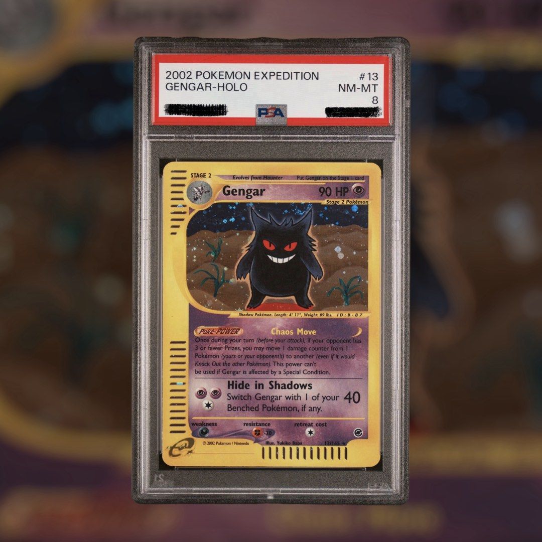 Gengar Expedition #13 Holo PSA 8 (Swirl) - Pokemon WotC, Hobbies & Toys ...