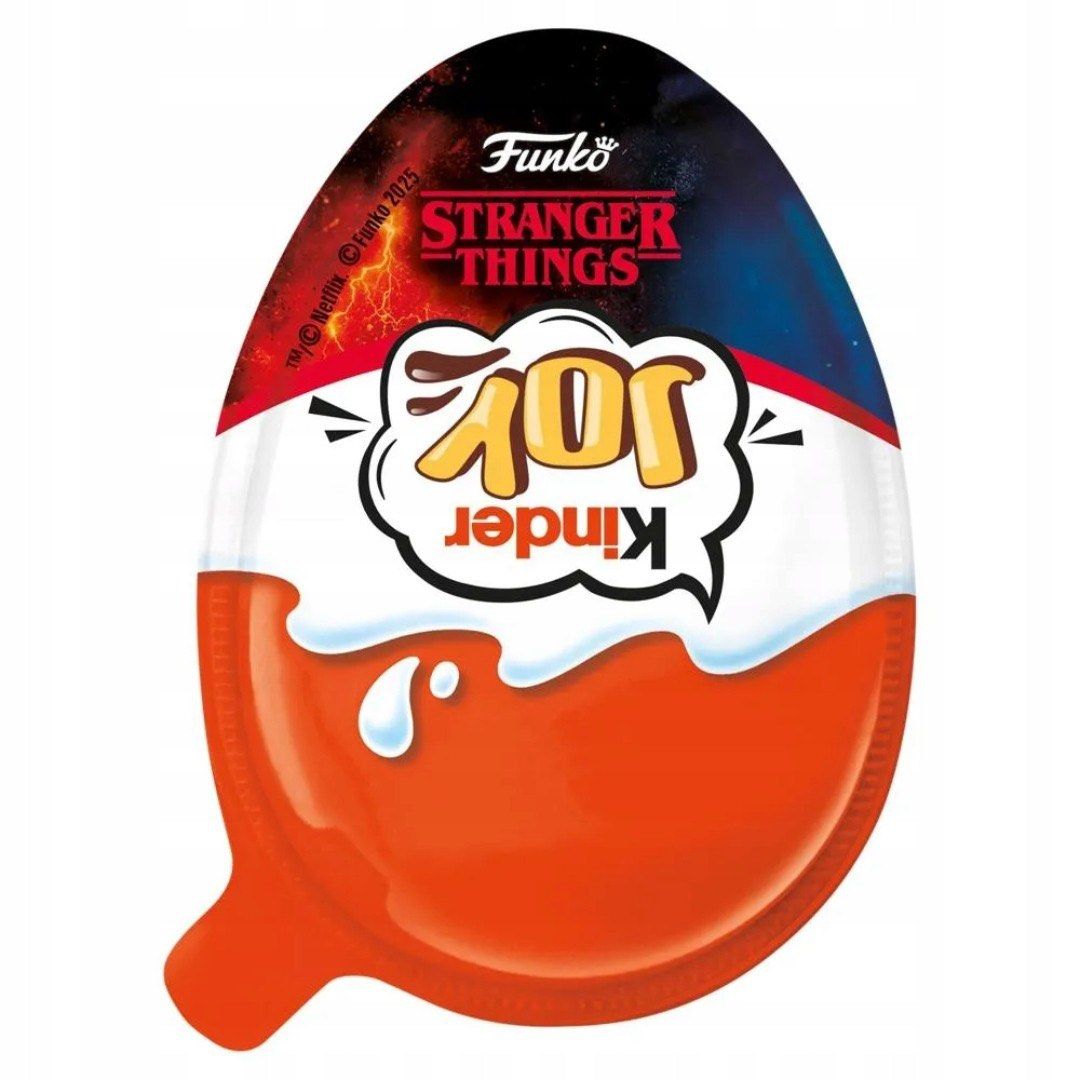 6 Stranger Things Funko Kinderjoy eggs 2025 unopened + 1 free Steve and ...