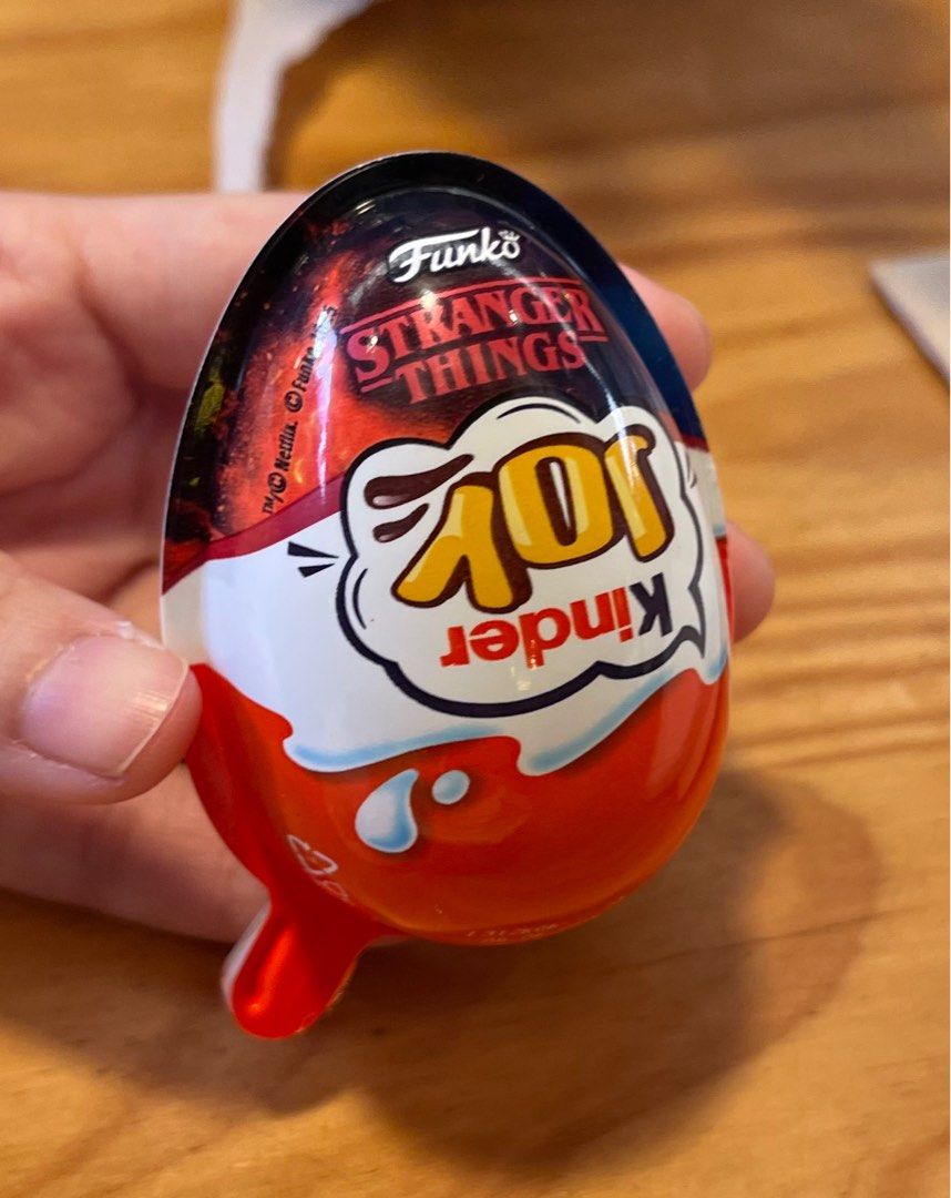 6 Stranger Things Funko Kinderjoy eggs 2025 unopened + 1 free Steve and ...