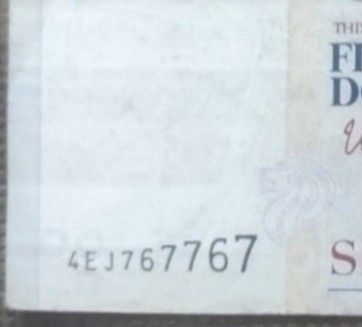 767 767 Spore $50 Radar Repeater serial number note, Hobbies & Toys ...