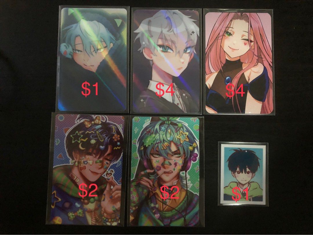 Alien stage fan merch photocards Till, Ivan, Mizi and Ivan id photo ...