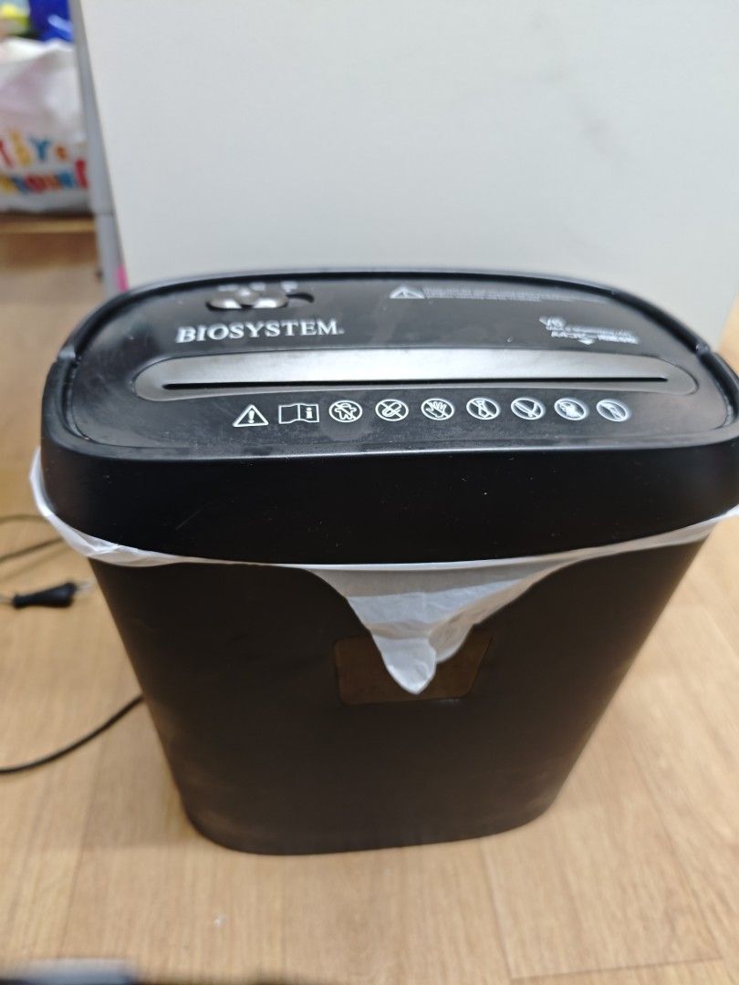 Biosystem V6 Paper Shredder, Computers & Tech, Office & Business ...