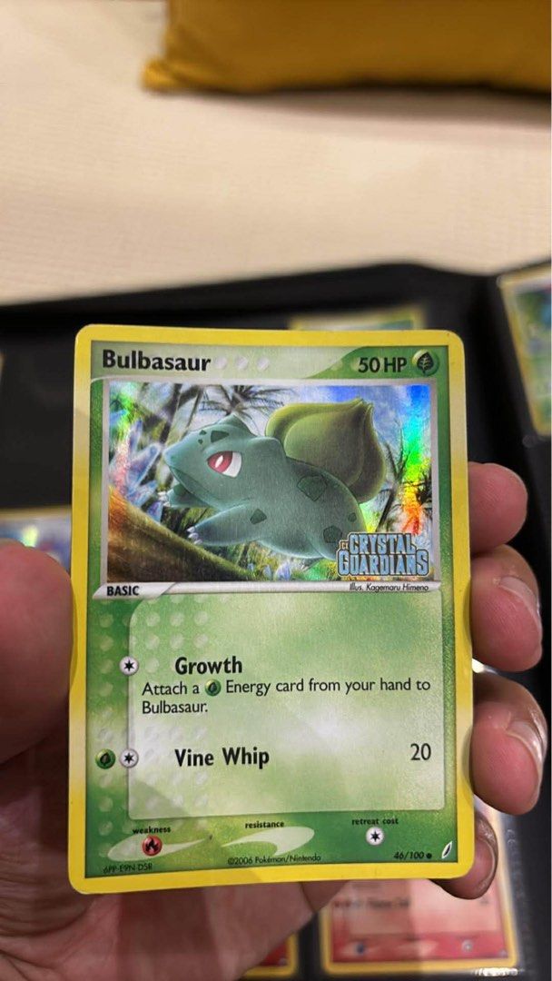 Bulbasaur Crystal Guardians reverse holo, Hobbies & Toys, Toys & Games ...