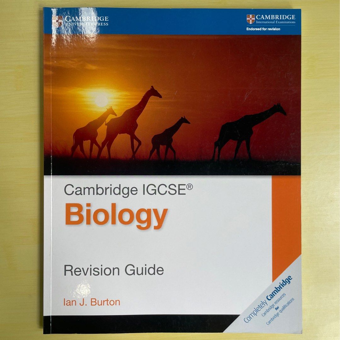 Cambridge IGCSE® Biology Revision Guide lan J. Burton, Hobbies & Toys ...