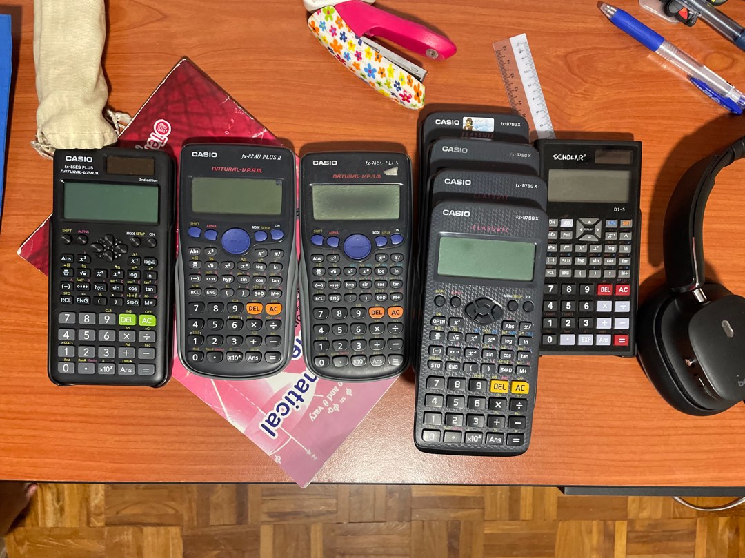Casio Scientific Calculators - FX-82MS, FX-82 Plus II, FX-9750GII ...