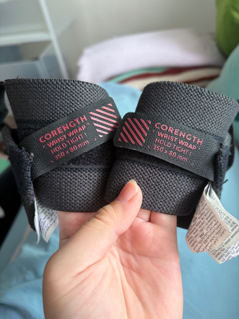 Corength Wrist Wraps - Hold Tight, Sports Equipment, Exercise & Fitness ...
