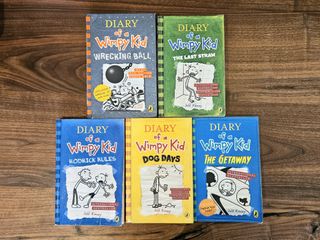 Diary of a Wimpy Kid Book Set, Hobbies & Toys, Books & Magazines ...