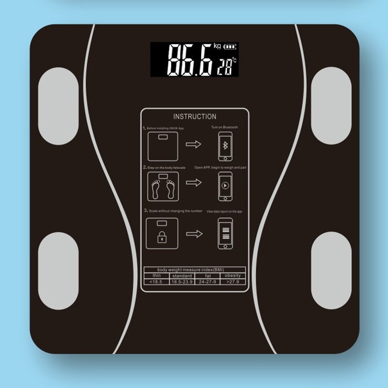 Digital Smart Body Weight Scale, Health & Nutrition, Health Monitors ...