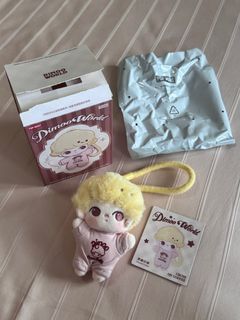 (BNIF) Dimoo World Crush on Coffee Plush Keychain Series, Hobbies ...