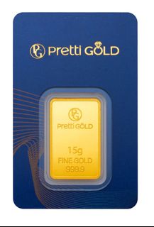 2*1g 999.9 Pure Gold Pretti Gold Bar, Hobbies & Toys, Memorabilia ...