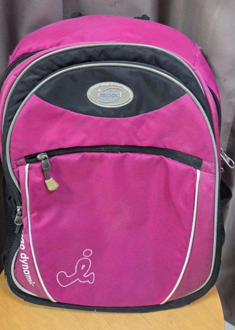 Impact Ergo Dynamic Backpack - Blue / Pink, Men's Fashion, Bags ...