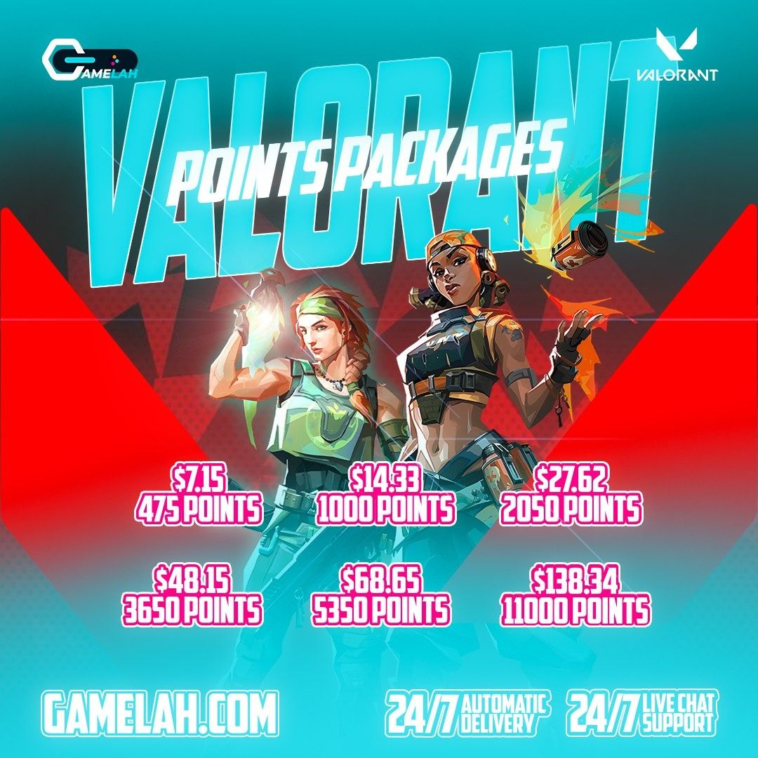 [Instant Website Automated Topup] 24/7 Live Chat Support -Valorant VP ...