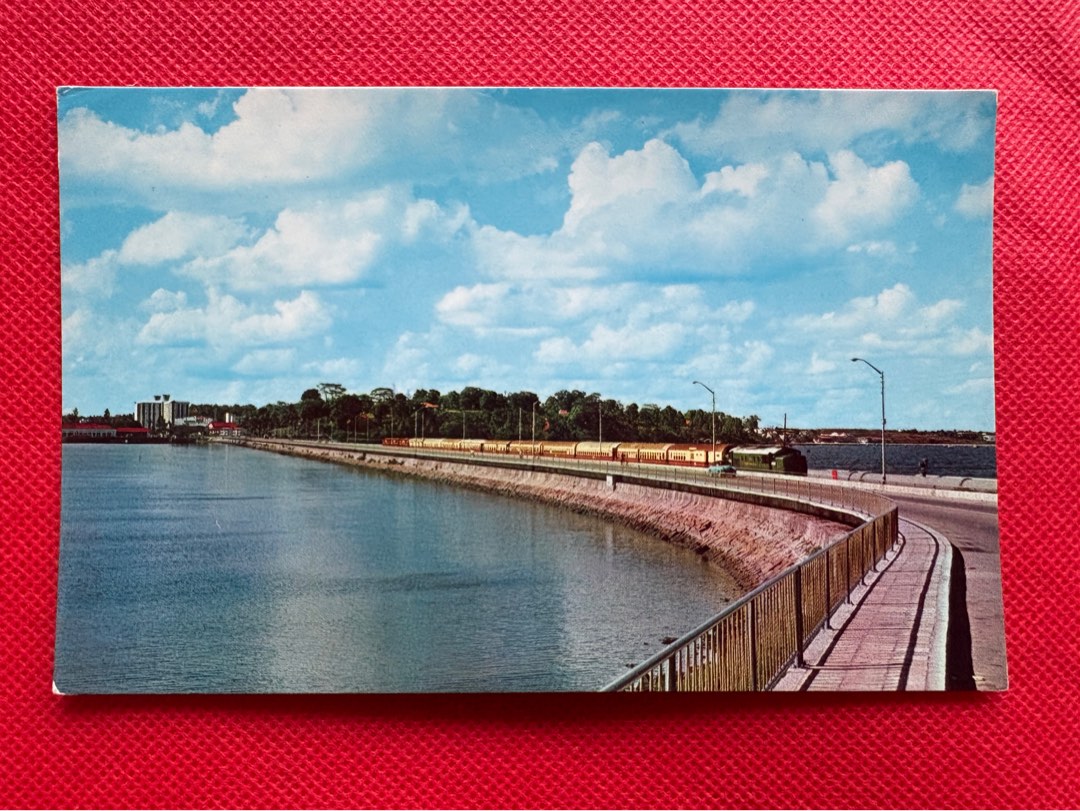 Johore Causeway 1960 Postcard, Hobbies & Toys, Collectibles ...
