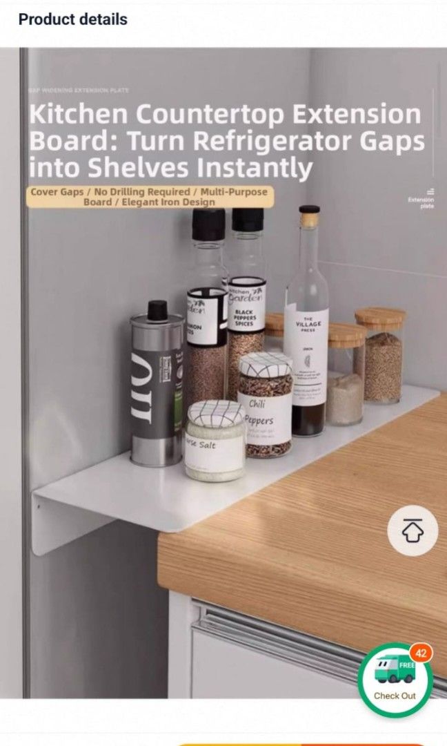 Kitchen countertop extension board, TV & Home Appliances, Kitchen ...