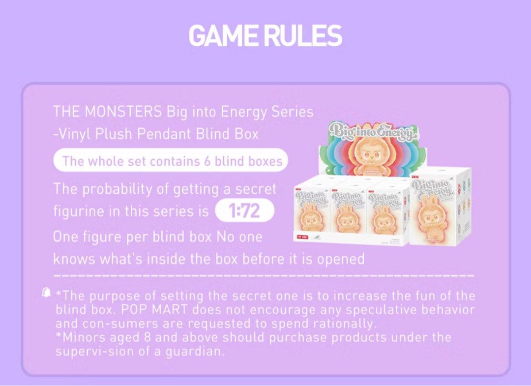 Labubu THE MONSTERS Blind Box, Hobbies & Toys, Toys & Games on Carousell