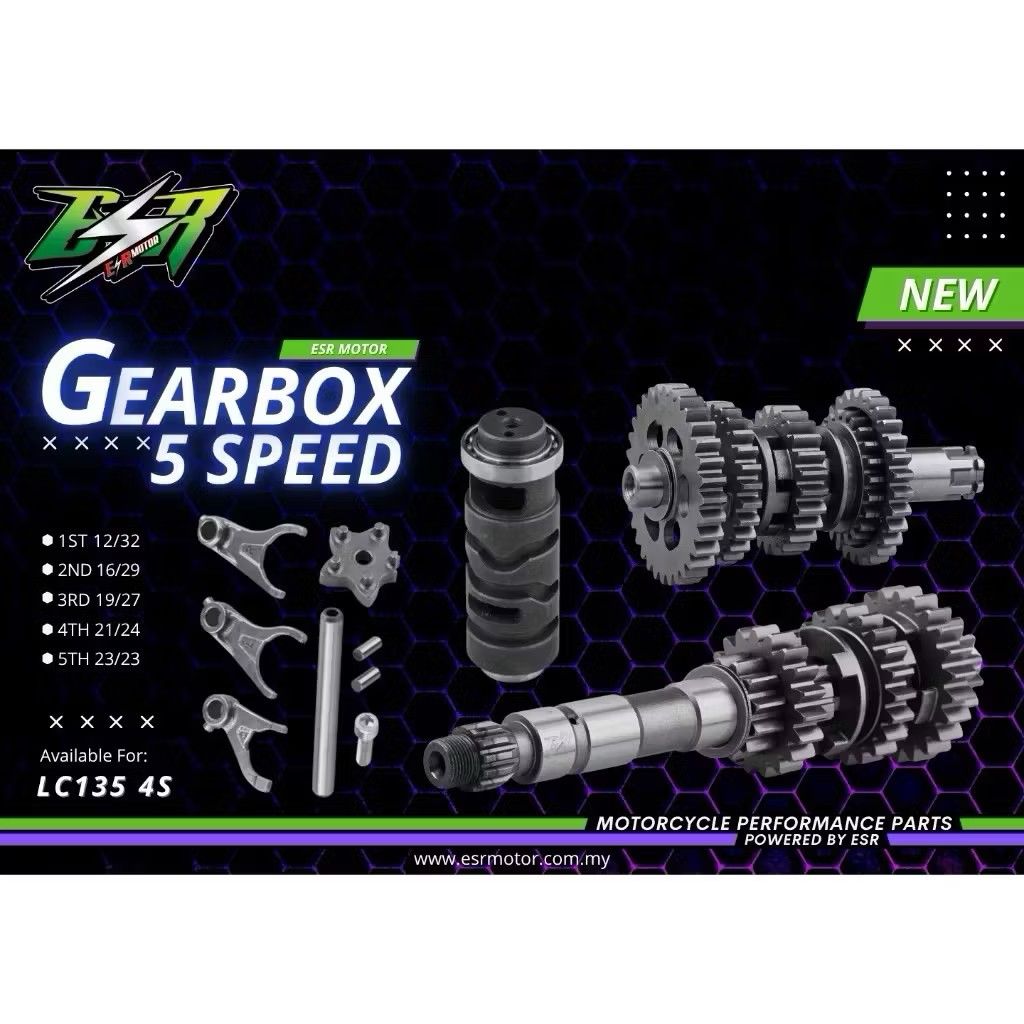 Cancel build. ESR Motor Gearbox 5 Speed for LC135 4S, Everything Else ...