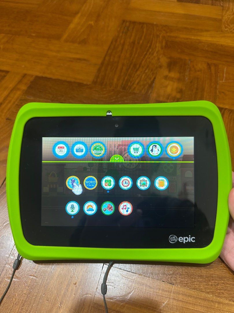 LeapFrog Epic Kids Tablet - Green, Babies & Kids, Infant Playtime on ...