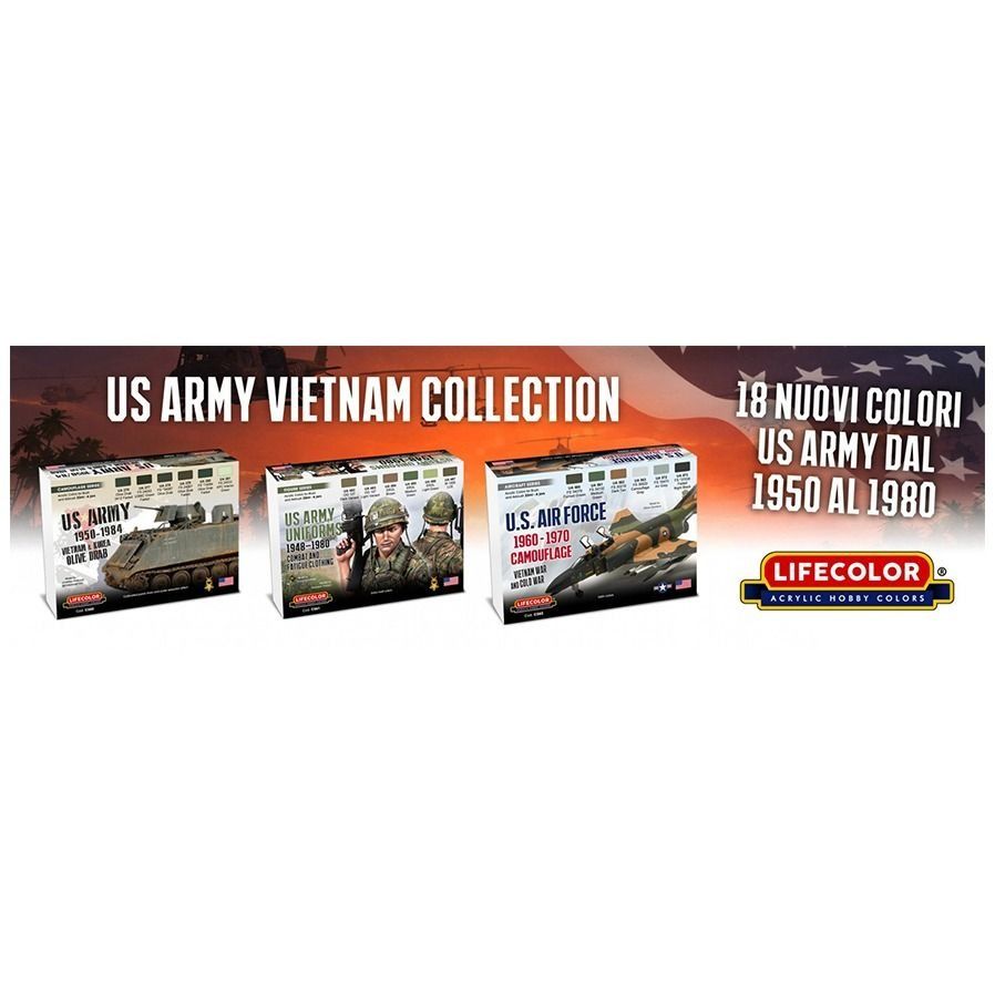Lifecolor 水性漆 US Army Uniforms 1948-1980 Combat & Fatigue Clothing #CS61, 興趣及遊戲, 手作＆自家設計, 工藝用品及 ...