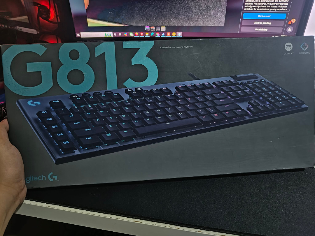 Logitech G813 Mechanical Keyboard, Computers & Tech, Parts ...