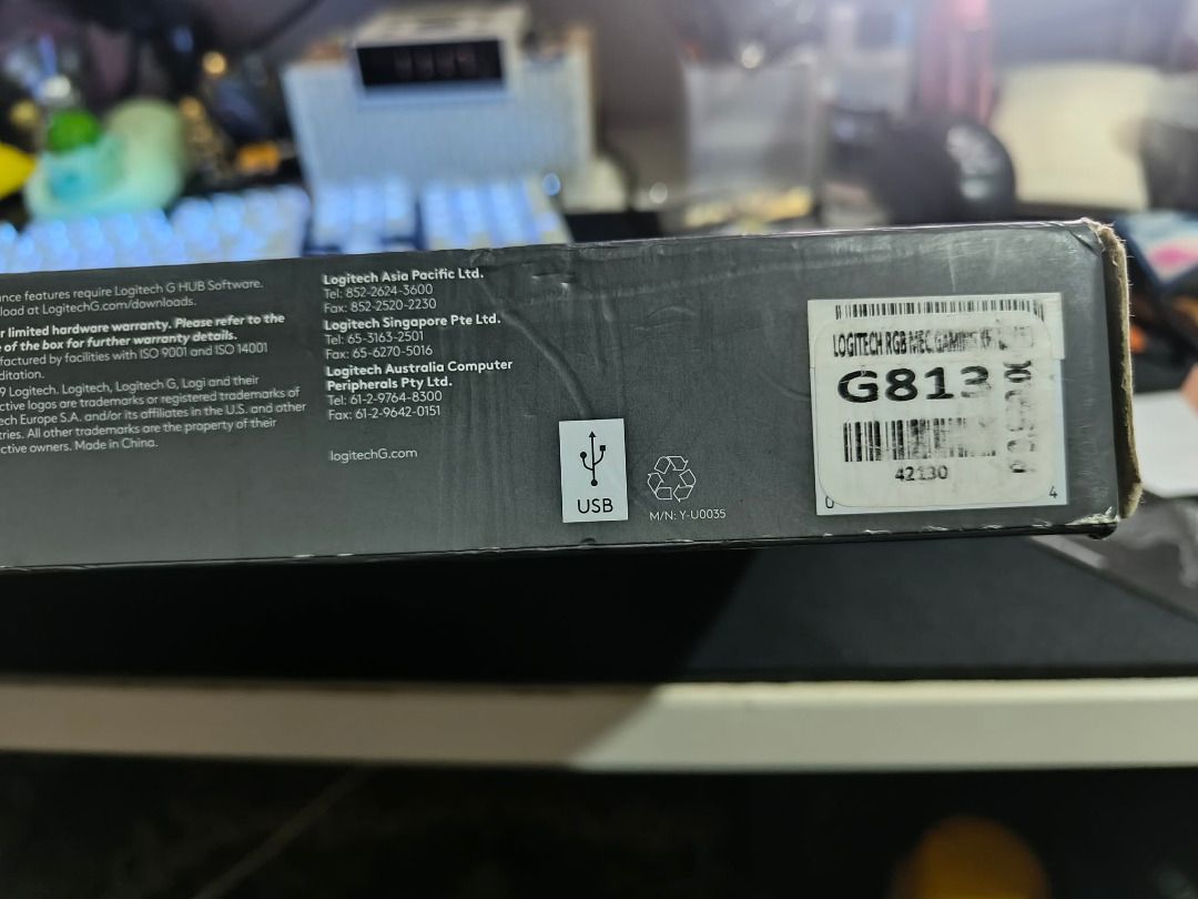 Logitech G813 Mechanical Keyboard, Computers & Tech, Parts ...