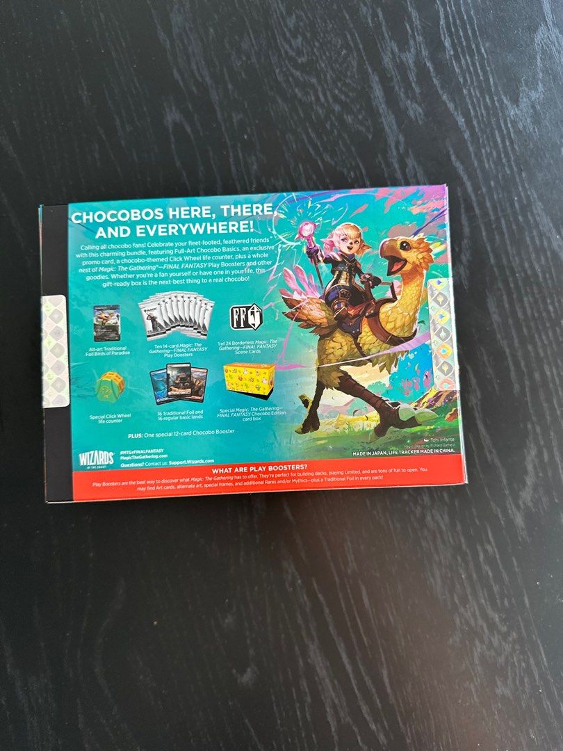 (Ready Stock Last Box!) Magic: The Gathering Final Fantasy Chocobo ...