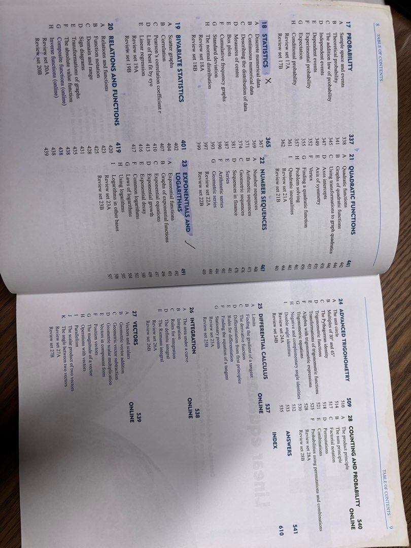 Mathematics Textbook - Comprehensive Guide, Hobbies & Toys, Books ...