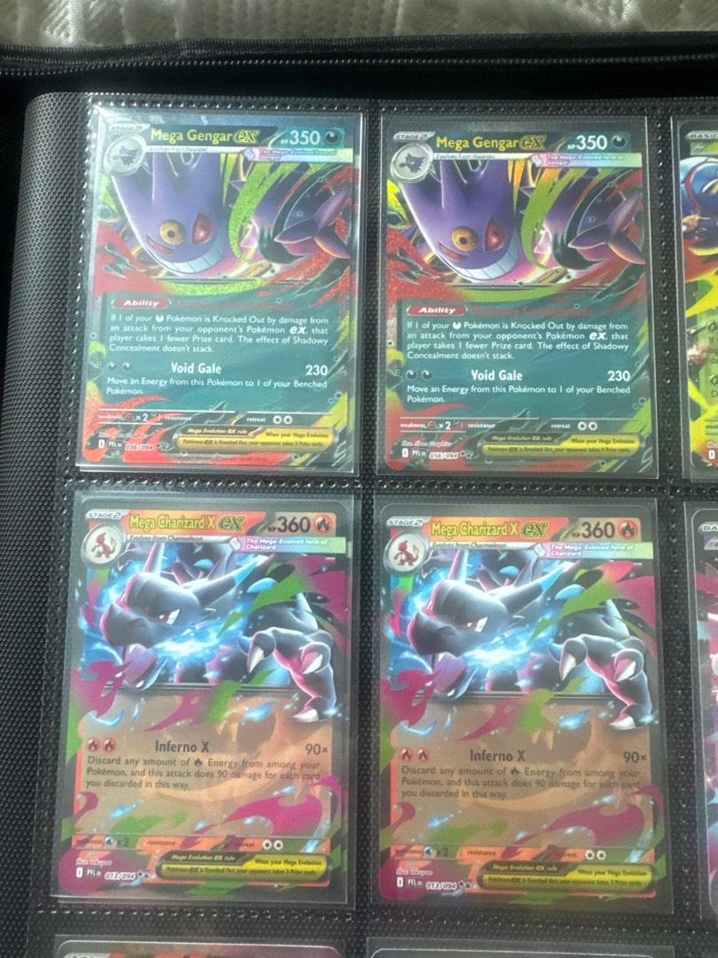 Mega Gengar EX and Mega Charizard EX Pokemon Cards, Hobbies & Toys ...