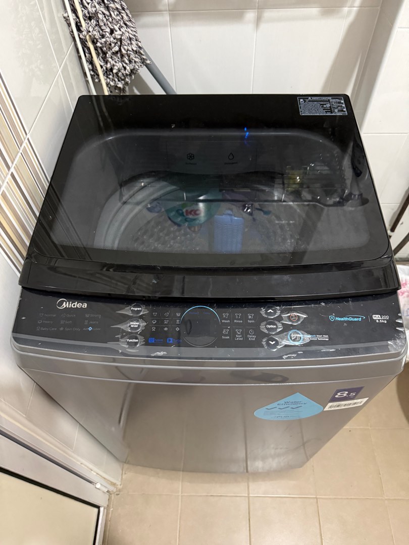 Midea MA200 8.5kg Top Load Washing Machine, TV & Home Appliances ...