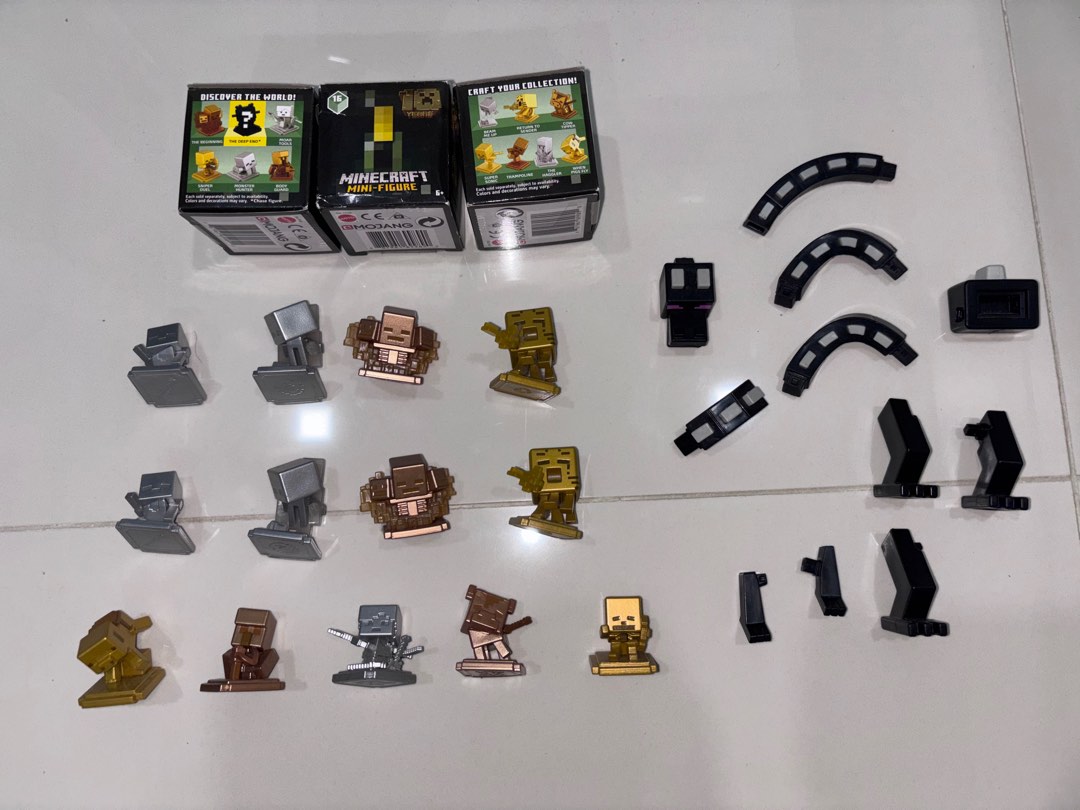 Minecraft Mini-Figure Series 16 + ender dragon parts + box included ...
