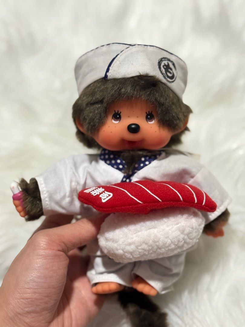 Monchhichi Sushi Chef RARE, Hobbies & Toys, Toys & Games on Carousell