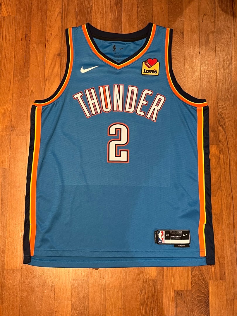 Nike Oklahoma City Thunder Shai Gilgeous-Alexander Jersey, Men's ...
