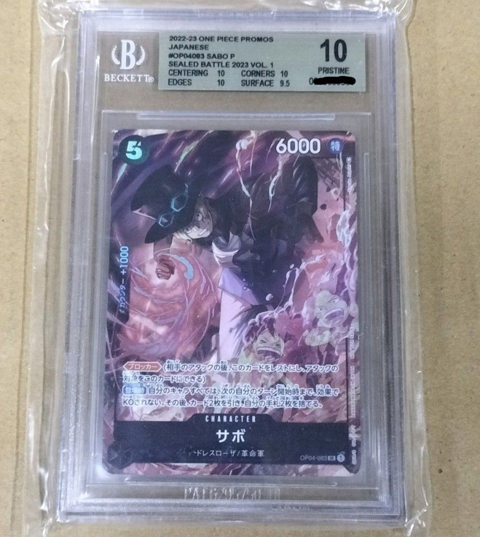 One Piece JP Boa Hancock and Sabo BGS Graded 10, Hobbies & Toys, Toys ...