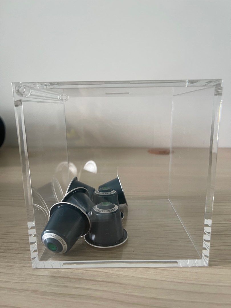 Original Nespresso Cube Capsule Dispenser (free capsules), Furniture ...