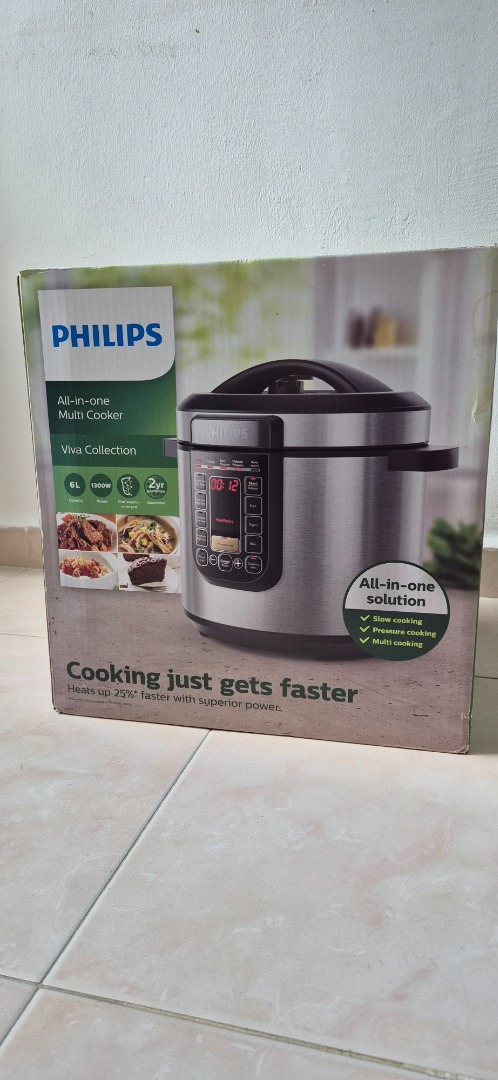Philips All-in-one Multi Cooker Viva Collection, TV & Home Appliances ...