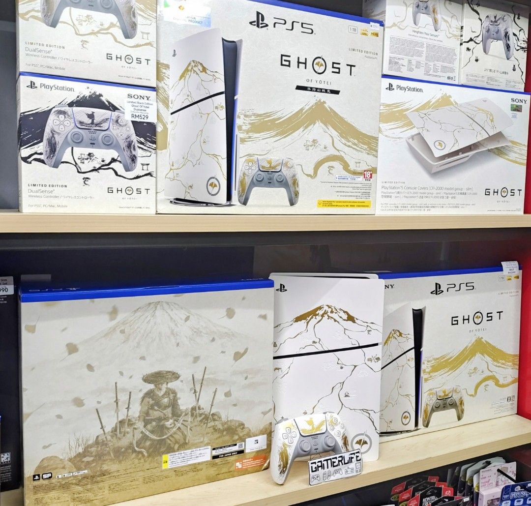 PlayStation 5 Slim 1TB Disk, Baru, Ghost Of Yotei, Terima Trade-In ...