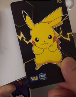 Pokemon PIKACHU LED Touch n Go Card SPECIAL EDITION , Hobbies & Toys ...