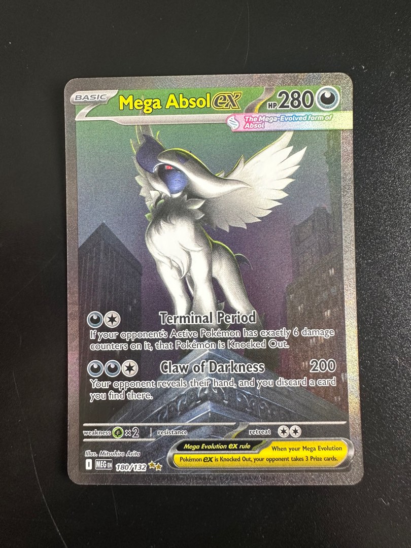 Pokemon TCG Mega Absol EX 180/132, Hobbies & Toys, Toys & Games on ...