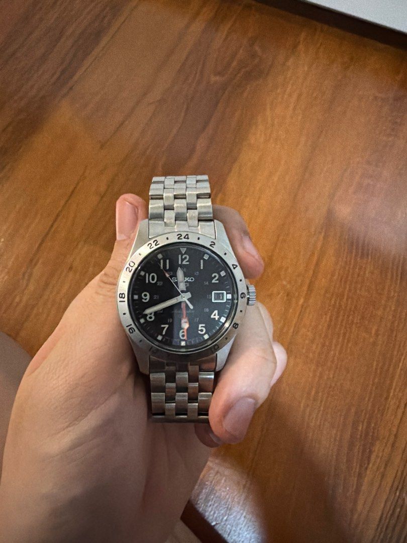 Seiko " EXPLORER " SSK023J1 Made in Japan Field GMT Automatic Gents ...
