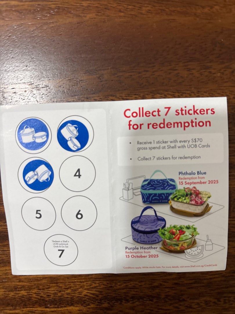 Shell UOB LocknLock Grab & Go Set Redemption, Tickets & Vouchers ...